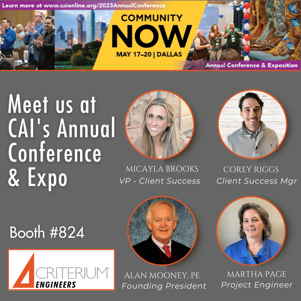 CAI 2023 Dallas: Find Us at Exhibit Booth #824 - Criterium Engineers